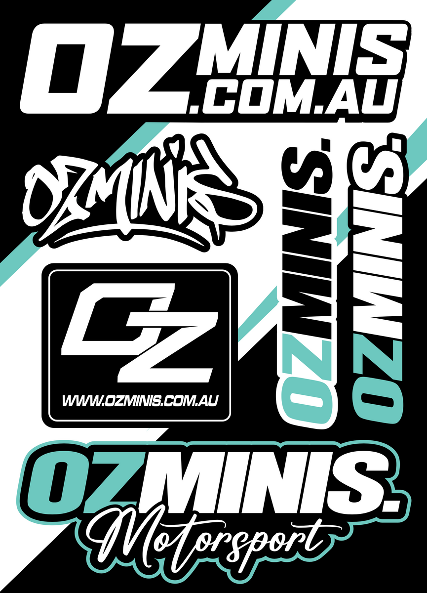 OZMINIS STICKER SHEETS – Ozminis Motorsport